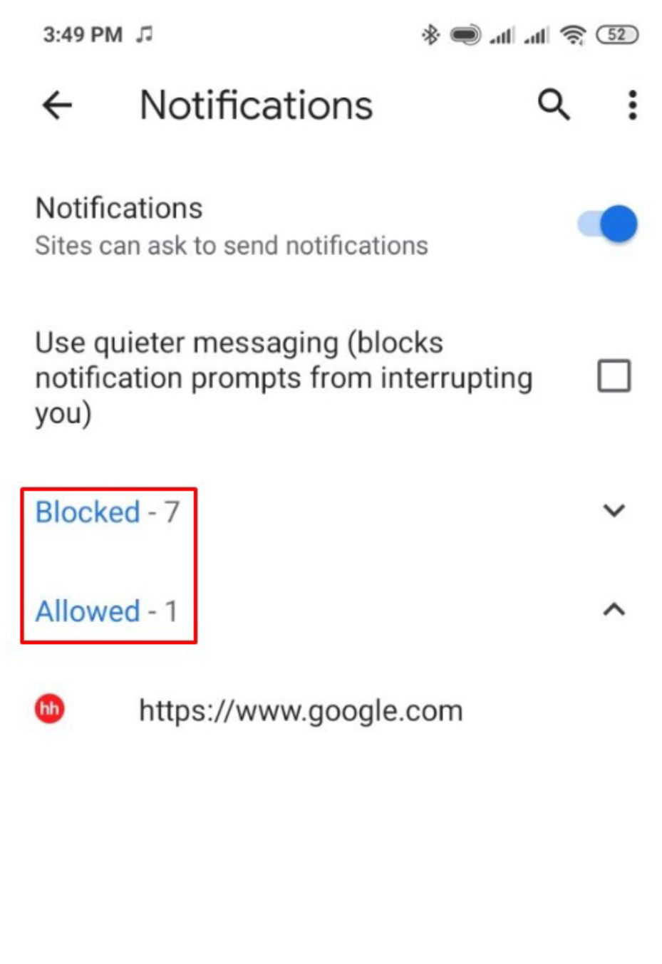 How to disable notifications in Google Chrome on Windows